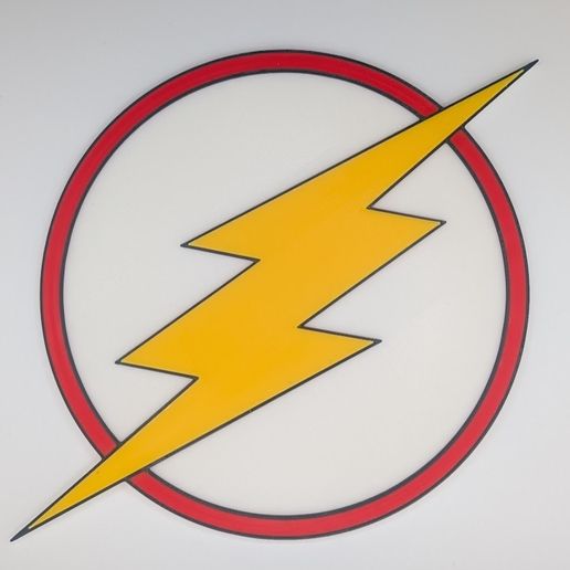 Free STL file The Flash - Barry Allen Emblem 👾 (3MF)・Template to ...