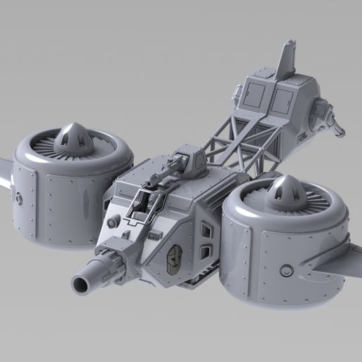 🛰 Tofty's Space Dwarf Iron Buzzard 28mm・Free STL File for 3D printing・Cults
