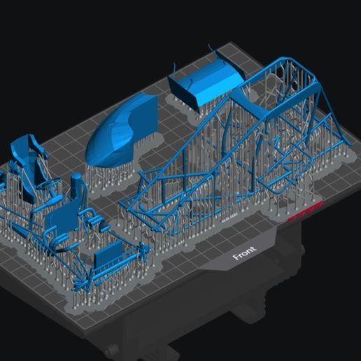 🚗 Racing oval・ STL File for 3D printing・Cults