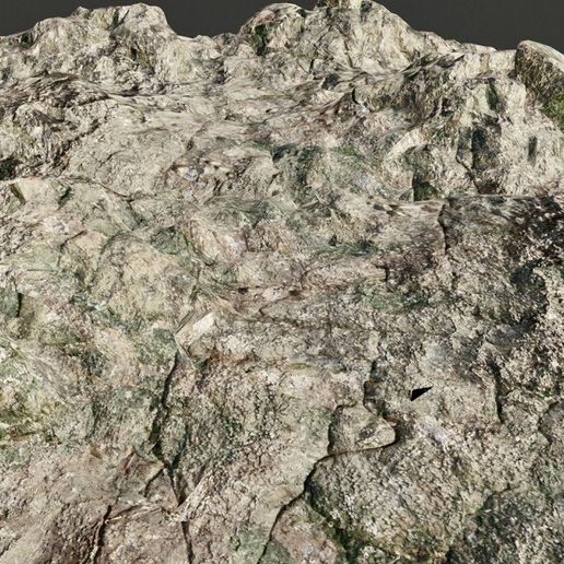 🪨 Rock Face 3D Model・ 3D File for 3D printing・Cults