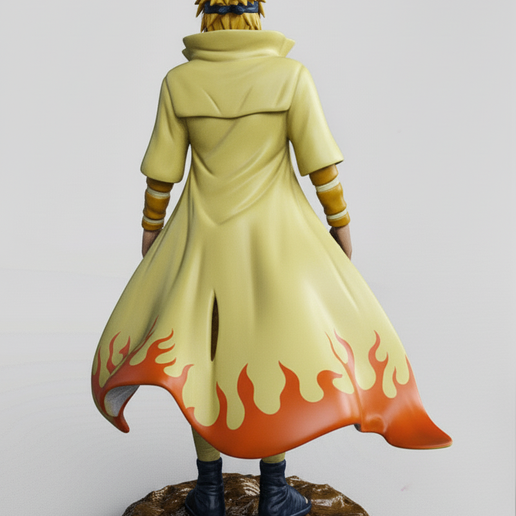 🎨 Naruto – Minato Namikaze 3D Printable Statue STL・ 3D File for 3D ...