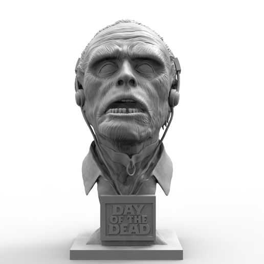 🧟 Bub Zombie bust from Day of the Dead・ STL File for 3D printing・Cults