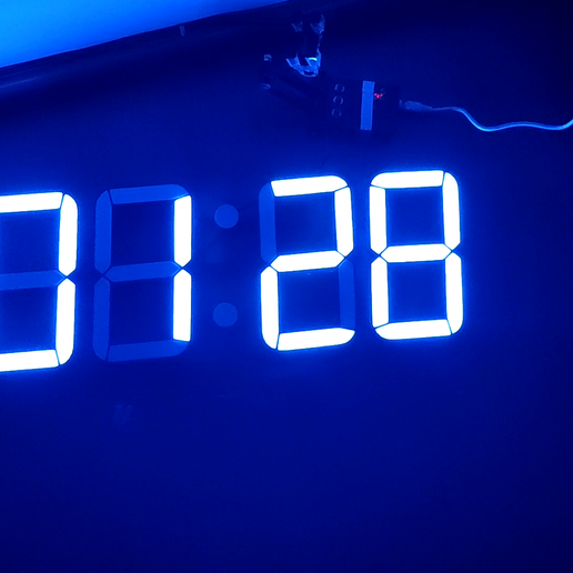 STL file Big Seven Segment Digit 🕰️ ・3D printer model to download・Cults