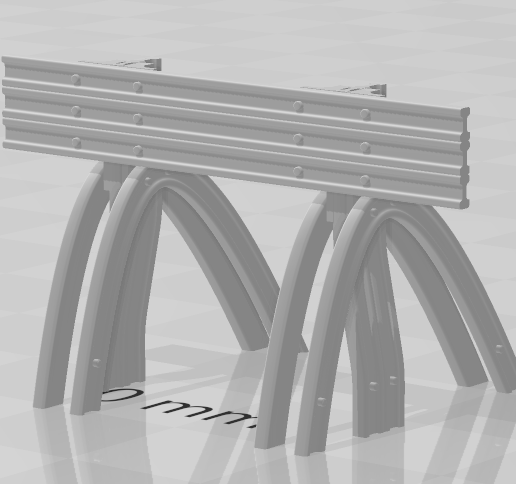 🛑 Rail built buffer stop・ STL File for 3D printing・Cults