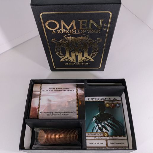 ♟ Omen: A Reign of War - Omega Deluxe edition insert・Free STL File for ...