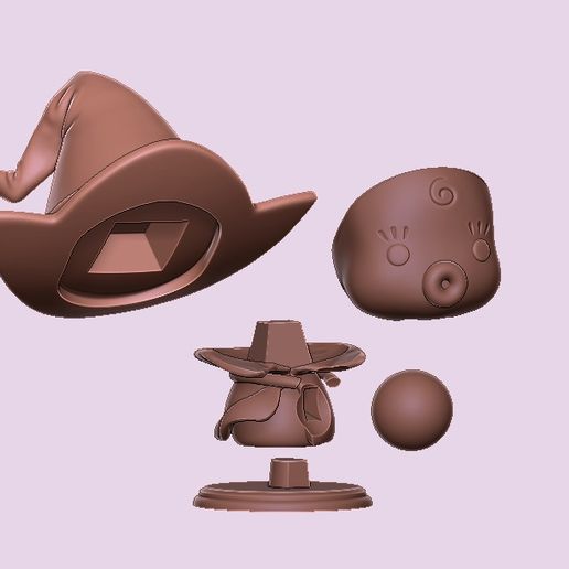 🧙‍♀️ Witch frog ojamajo doremi・ 3D File for 3D printing・Cults