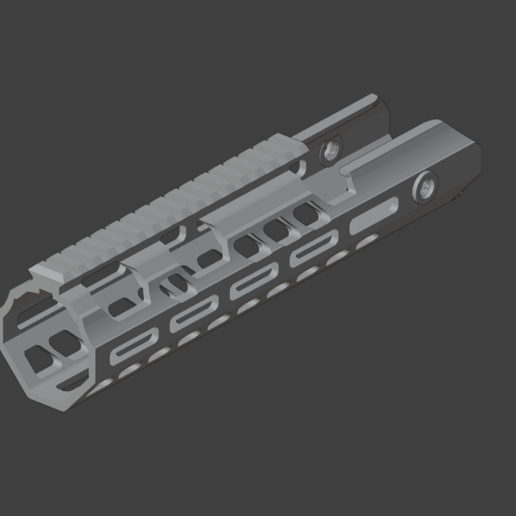 🔫 VFC APFG MCX Rattler 5.5 inch mlok handguard・ STL File for 3D ...