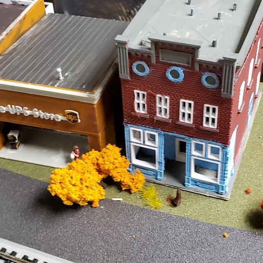 🏛️ HO Scale Main Street One・3D Print・Cults
