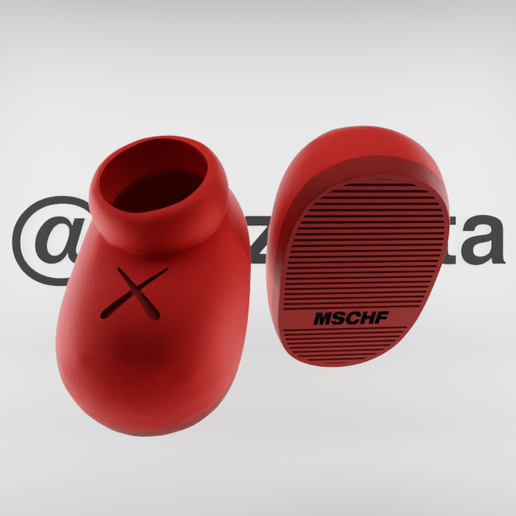 📦 Kaws Shoes Mschf + Box・ STL File for ・Cults
