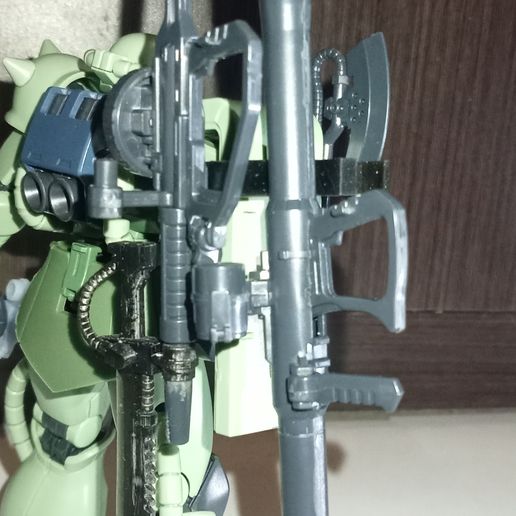 🛡️ Shield Rack for 1/144 Scale Zaku II・Free OBJ File for 3D printing・Cults