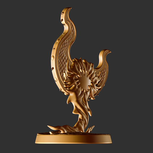 🔨 Burning Sigil・ STL File for 3D printing・Cults
