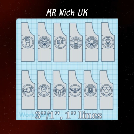 ⚔ 40K Measuring Tool 02・Free STL File for 3D printing・Cults