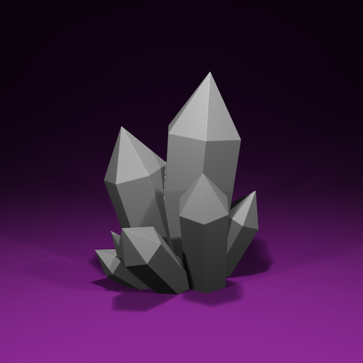 🔮 Crystal Cluster AU – Fantasy RPG Terrain, Magic Crystal Diorama ...