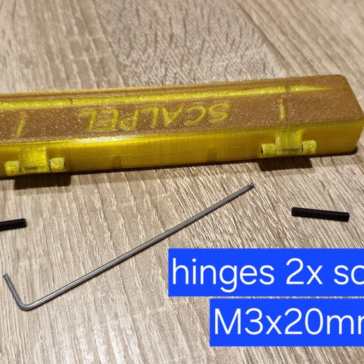 Free STL file Scalpel box 📦 ・3D printing idea to download・Cults