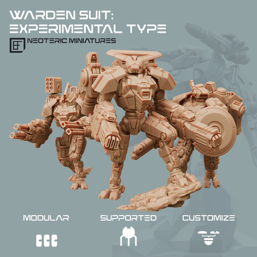 🆕 Greater Good | New Expansion, Warden Experimental Type・ 3D File for ...