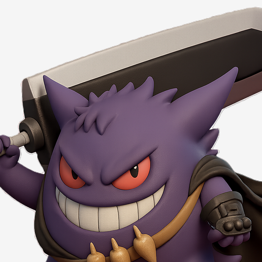 🐉 gengar・Archivo STL para Impresión 3D・Cults
