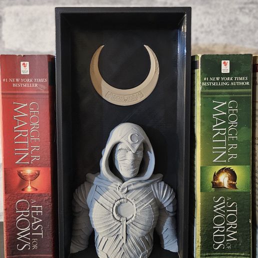 🌙 Moon Knight Book Nook・Archivo STL para Impresión 3D・Cults