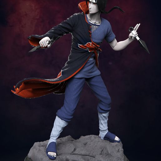 STL file Itachi Uchiha 👾 ・3D print model to download・Cults