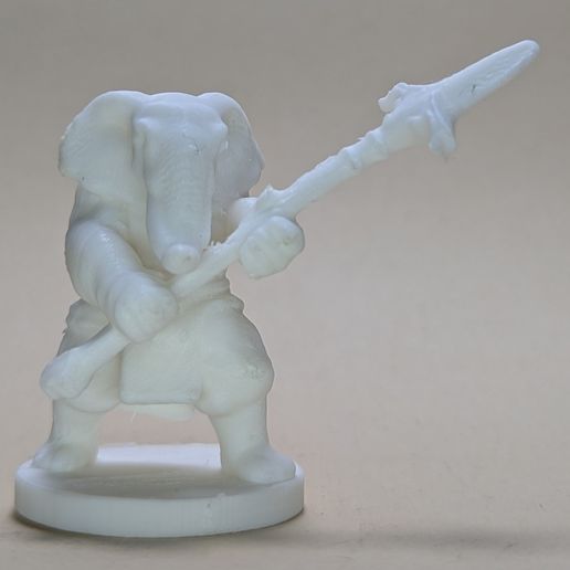 Free 3D file Loxodon, Elephantfolk Barbarian (32mm) (DND / TTRPG) 👽 ...
