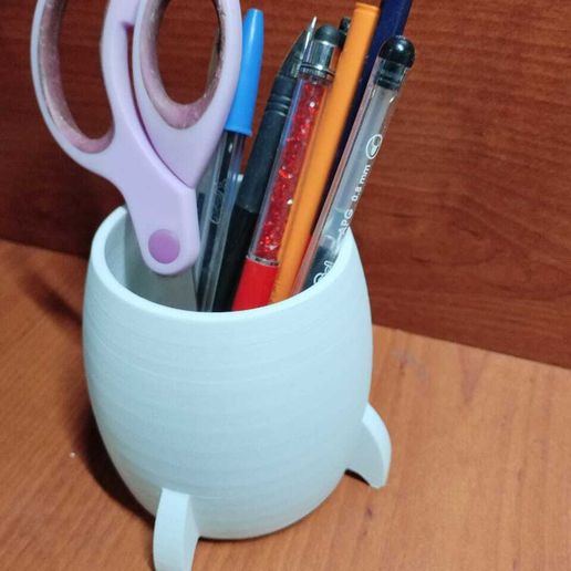 🚀 Rocket Ship Pen Holder - Space Desk Organizer・Free STL File for 3D ...