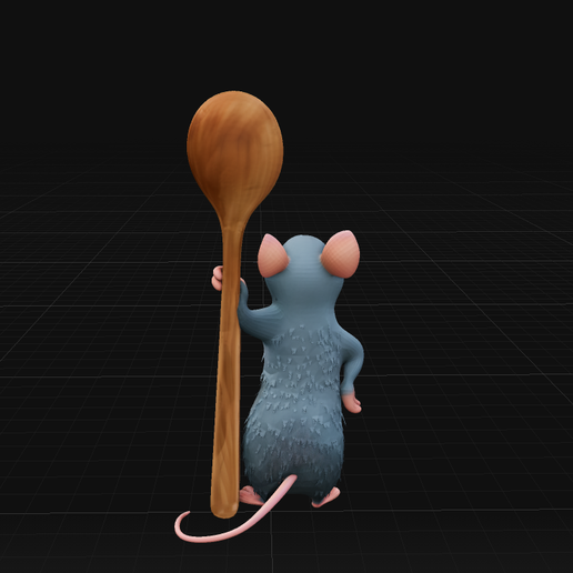 🐀 Rémy, la rata de Ratatouille・Archivo STL para Impresión 3D・Cults