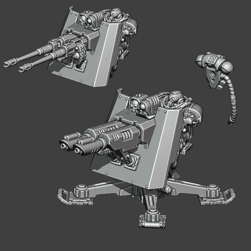 🎲 Turret miniature stl for wargame tabletop STL・Free 3D File for 3D ...