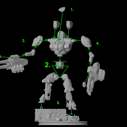 🎲 Exosquad・ 3D File for 3D printing・Cults