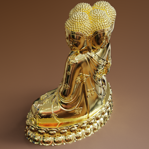 🎨 Enlightened Buddha・ STL File for 3D printing・Cults