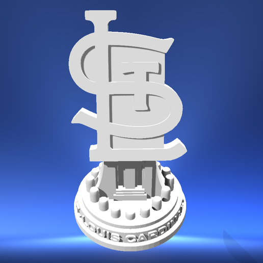 🏆 MLB St. Louis Cardinals Logo Trophy・ STL File for 3D printing・Cults