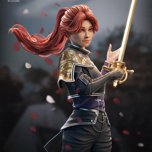 ♀️ Maelle - Expedition 33 Game Figure for 3D Printing・ 3D File for 3D ...