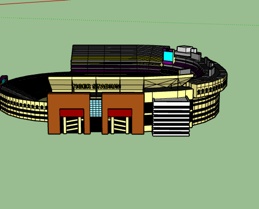 🐅 Tiger Stadium (LSU Tigers)・ STL File for 3D printing・Cults