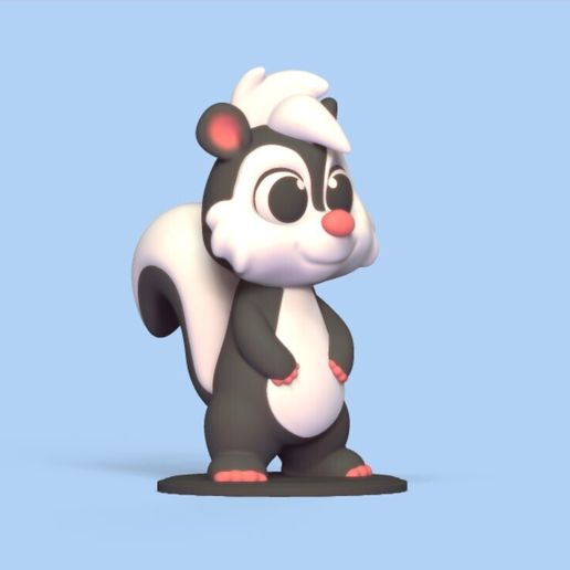 🦨 Happy Skunk・ 3D File for 3D printing・Cults