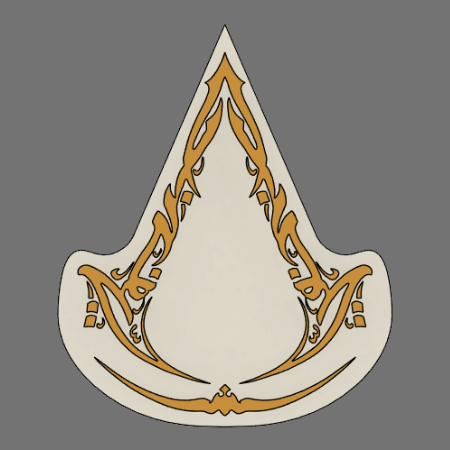 📛 Assassin’s Creed Mirage Badge・ STL File for 3D printing・Cults