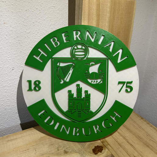STL file Hibernian Coat of Arms 🧥 ・Model to download and 3D print・Cults