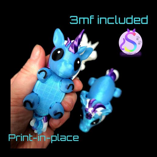 🦄 Unique the Unicorn and Pony・ STL File for 3D printing・Cults