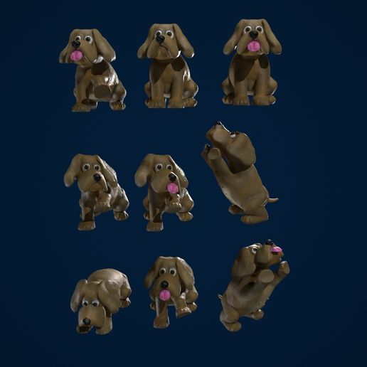 👶 Baby Dog・ STL File for ・Cults