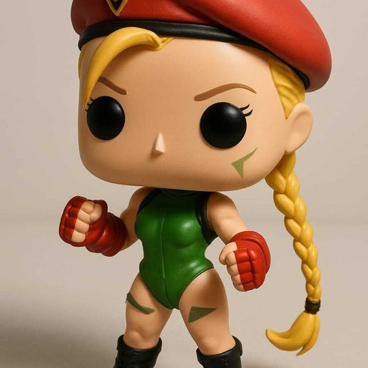 👾 Cammy Street Fighter Funko・ STL File for 3D printing・Cults
