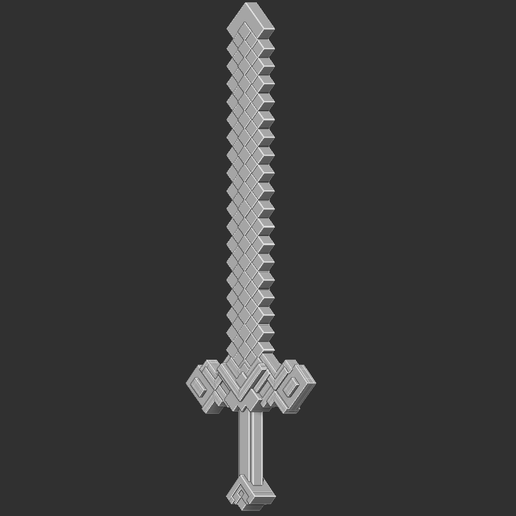 🗡️ minecraft sword・ STL File for 3D printing・Cults