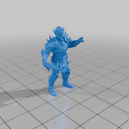 🎲 Doomguard Rot Blade (DND / TTRPG)・Free STL File for 3D printing・Cults