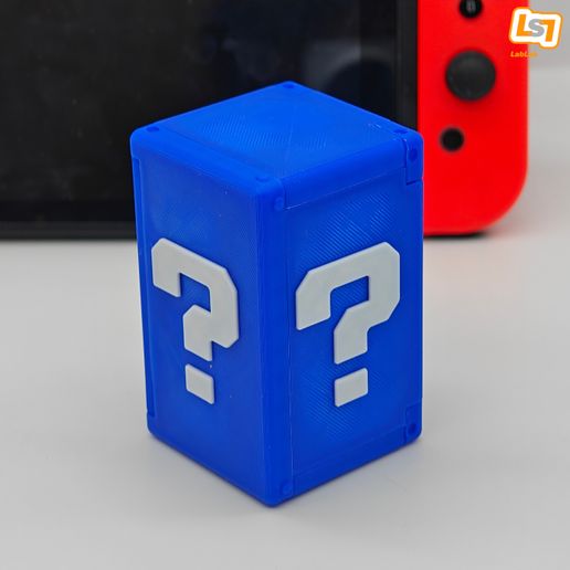 Question Block XL: 24 Switch games in a 5×5×8 cm case・ 3D File for 3D ...