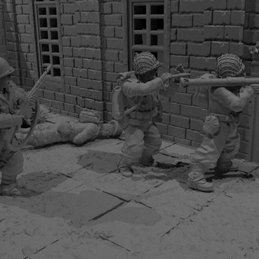 🧸 US army bazooka team・ STL File for 3D printing・Cults