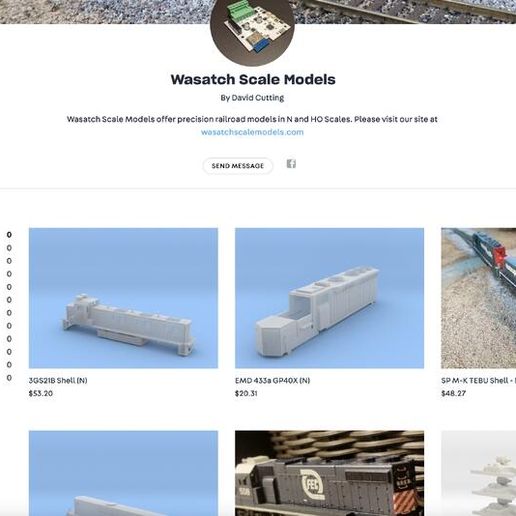 🚂 N Scale (1:160) - Wasatch Scale Models - All Files・ STL File for 3D ...
