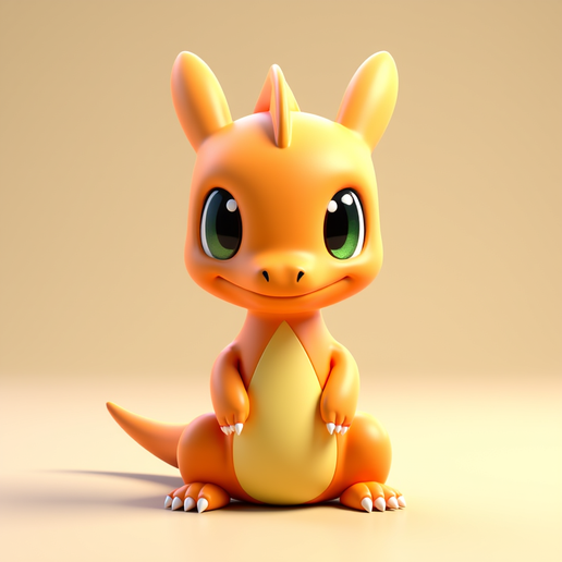 🐉 Cute Little Dragon・ 3MF File for 3D printing・Cults