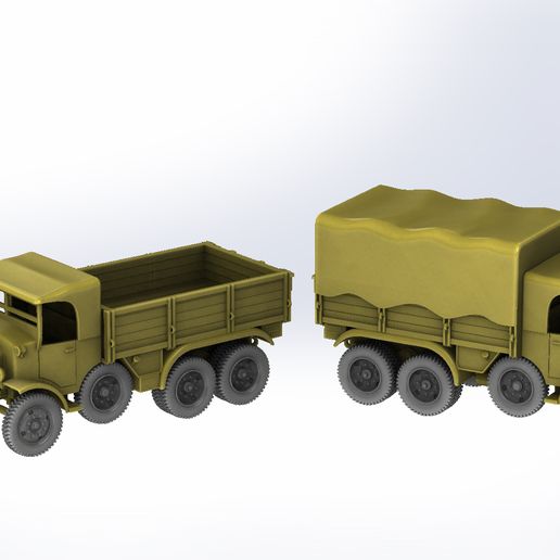 3D file Fiat SPA Dovunque 35 + option with Breda 20/65 (Italy, WW2) 🇮🇹 ...