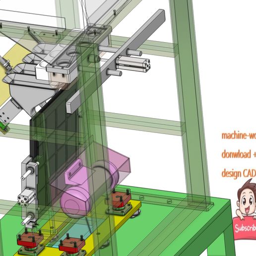 📳 industrial 3D model Activated carbon granule vibration filling ...