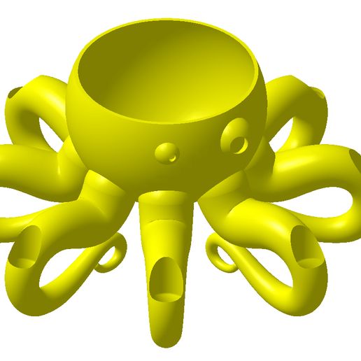STL file Octopus vase 🐙 ・Model to download and 3D print・Cults