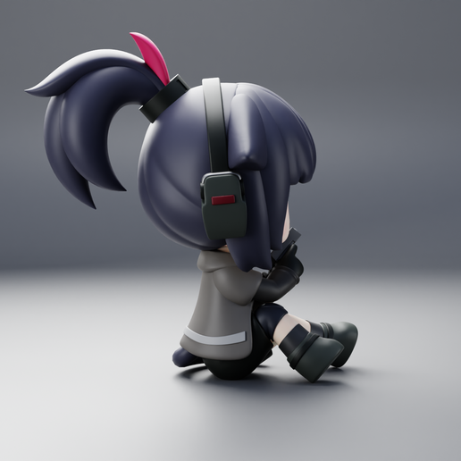 🦸 Jessica Chibi (Arknights)・Free STL File for 3D printing・Cults