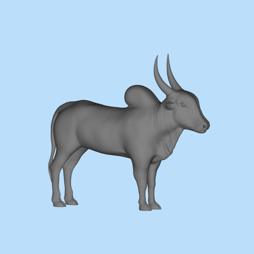 🐂 Bull・ STL File for 3D printing・Cults