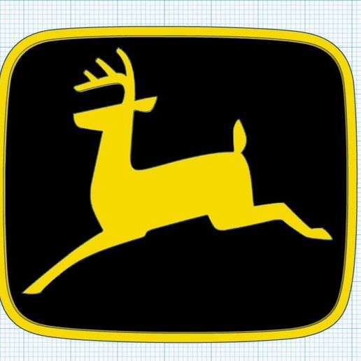 Archivo STL John Deere Logos - From 1936 to today 🚜 ・Modelo para ...