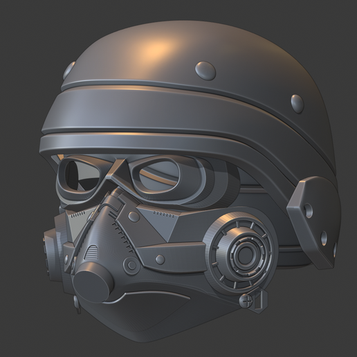 🪖 Killzone 3 Helghast Helmet 3D print model・ 3D File for ・Cults